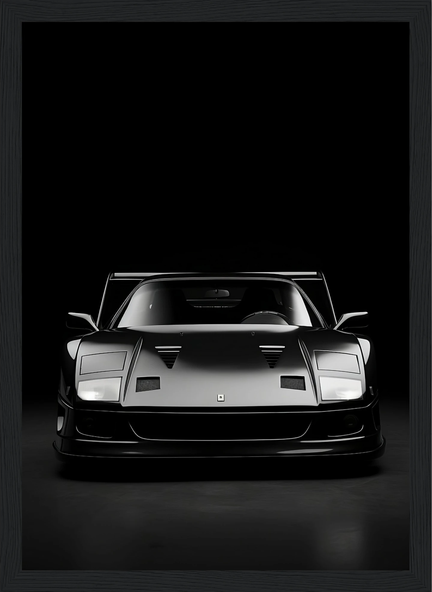 Ferrari F40 Studio Front – Car – Poster – Posters-4u