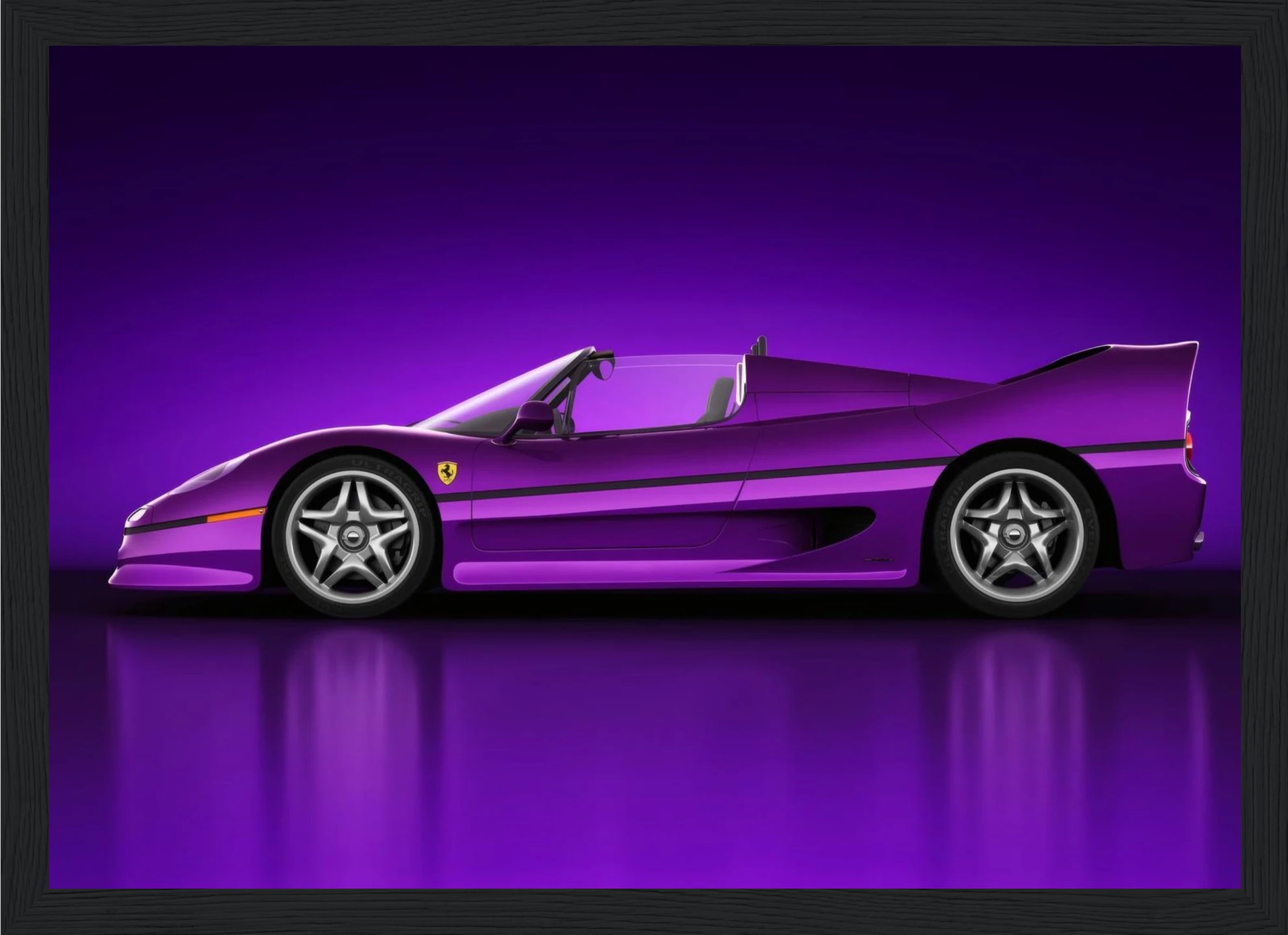 Ferrari F50 Purple Edition – World Performance Icons – Poster – Posters-4u